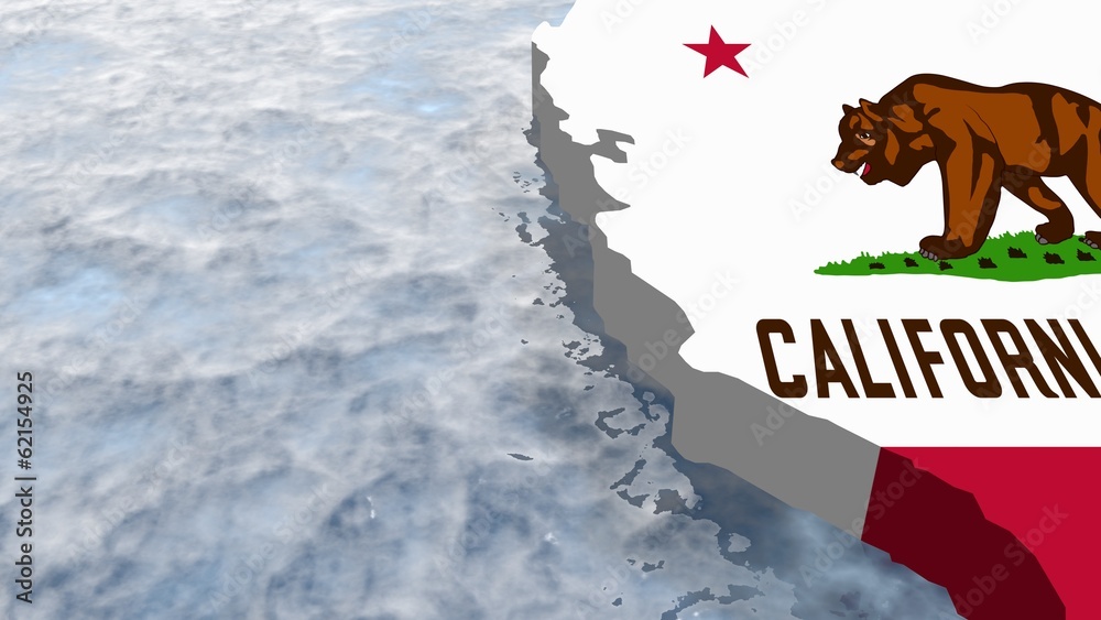 california map silhouette Stock Illustration | Adobe Stock
