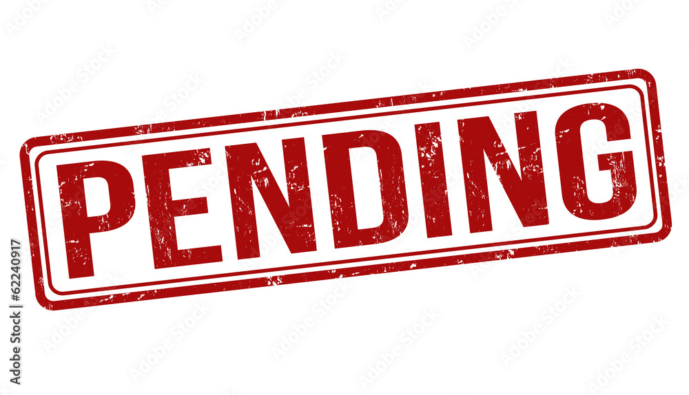 Pending stamp Stock Vector | Adobe Stock