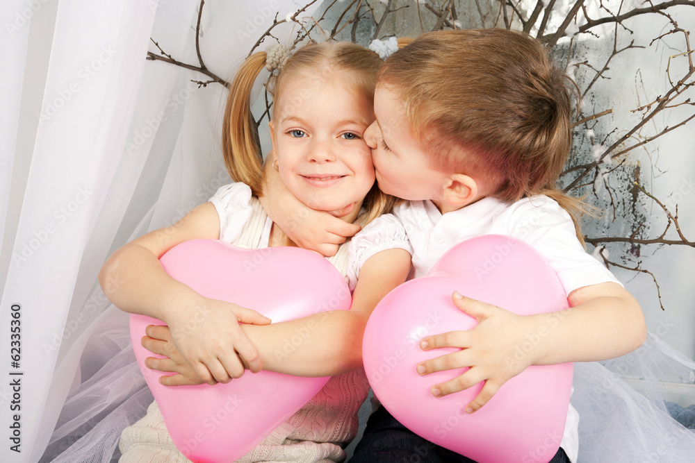 Cute Baby Couple In Love