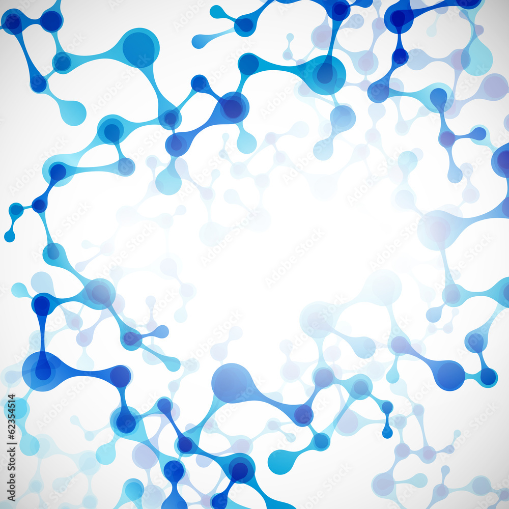 beautiful structure of the DNA molecule Stock Vector | Adobe Stock