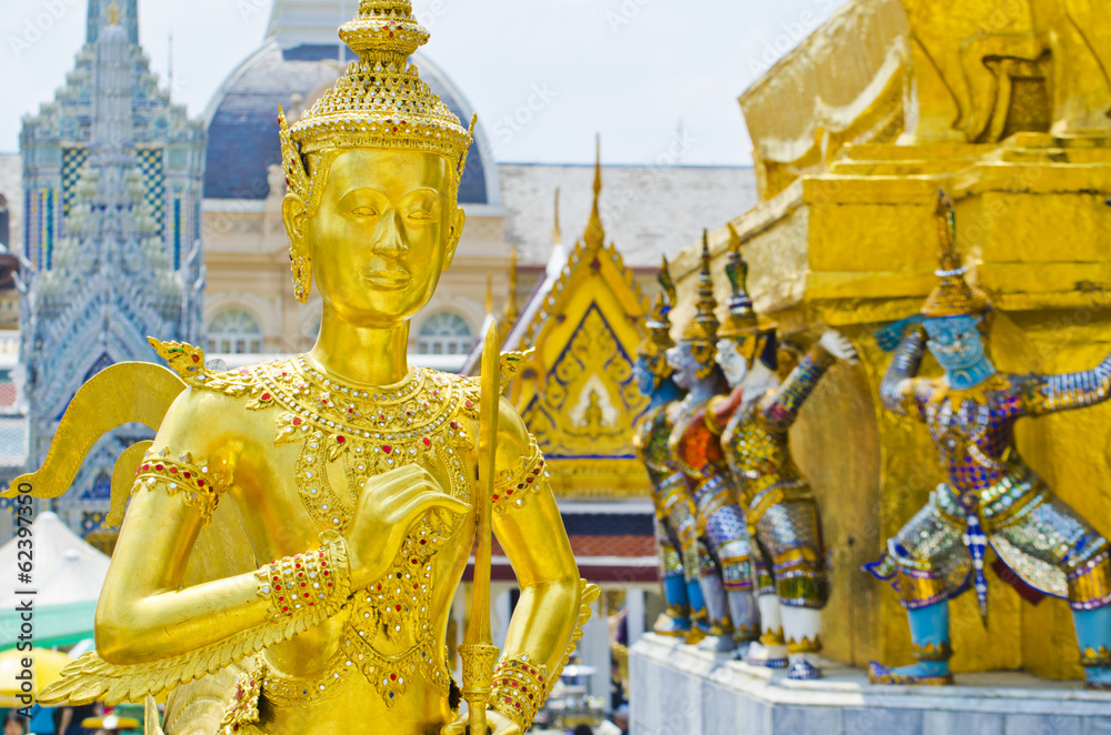 Kinnaree Thai Statue Stock Photo | Adobe Stock