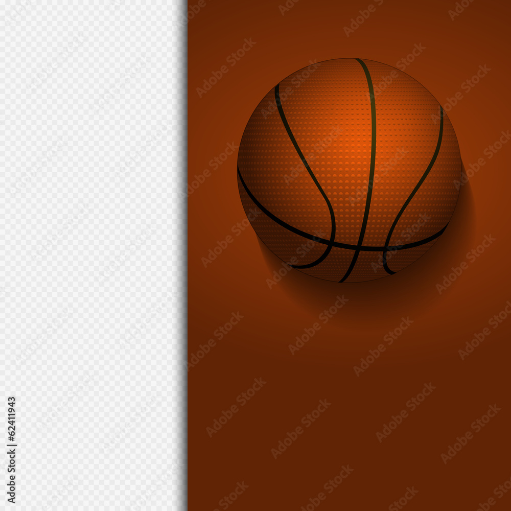 basketball border background on white Stock Vector | Adobe Stock
