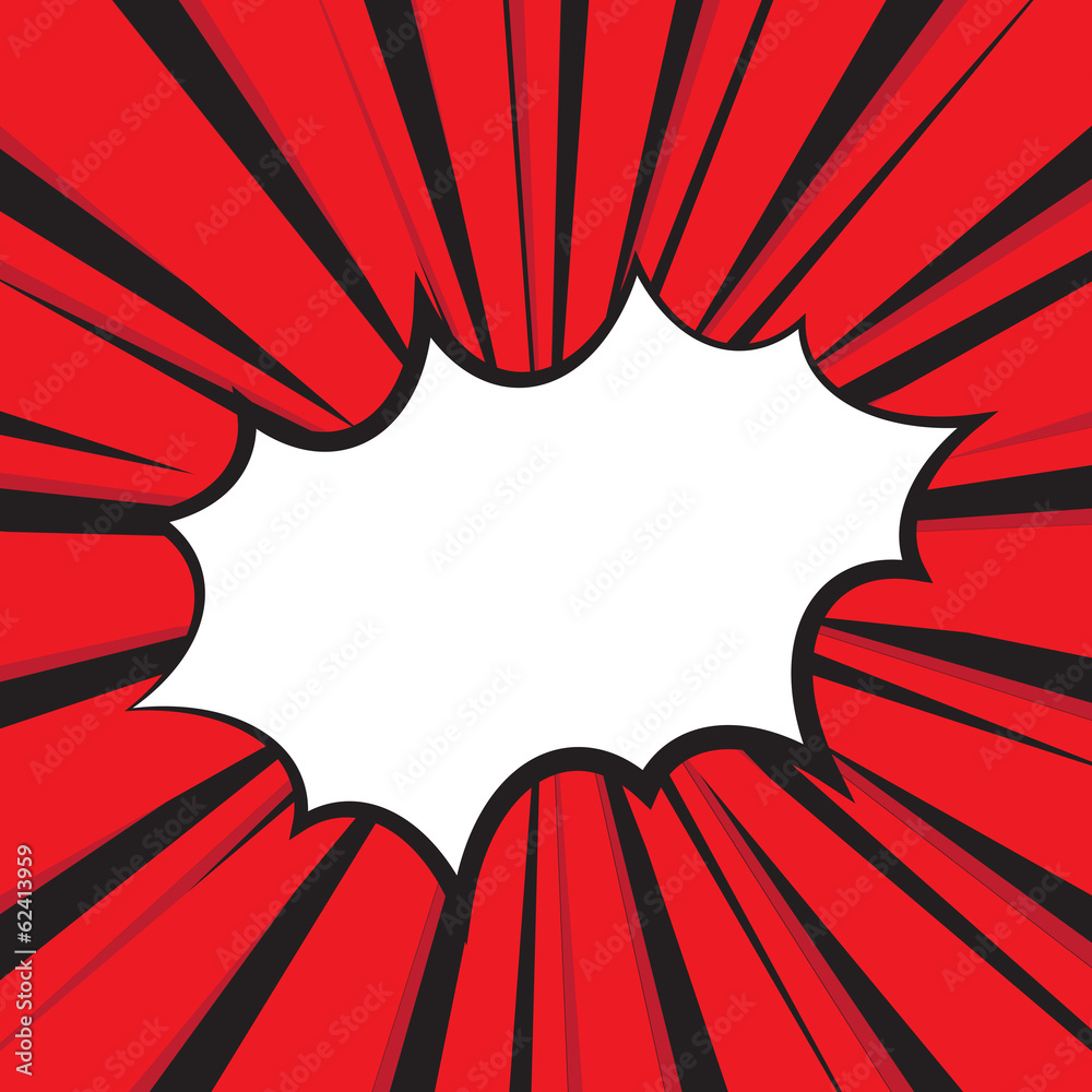 Boom comic book explosion, Vector illustration comic style Stock Vector ...