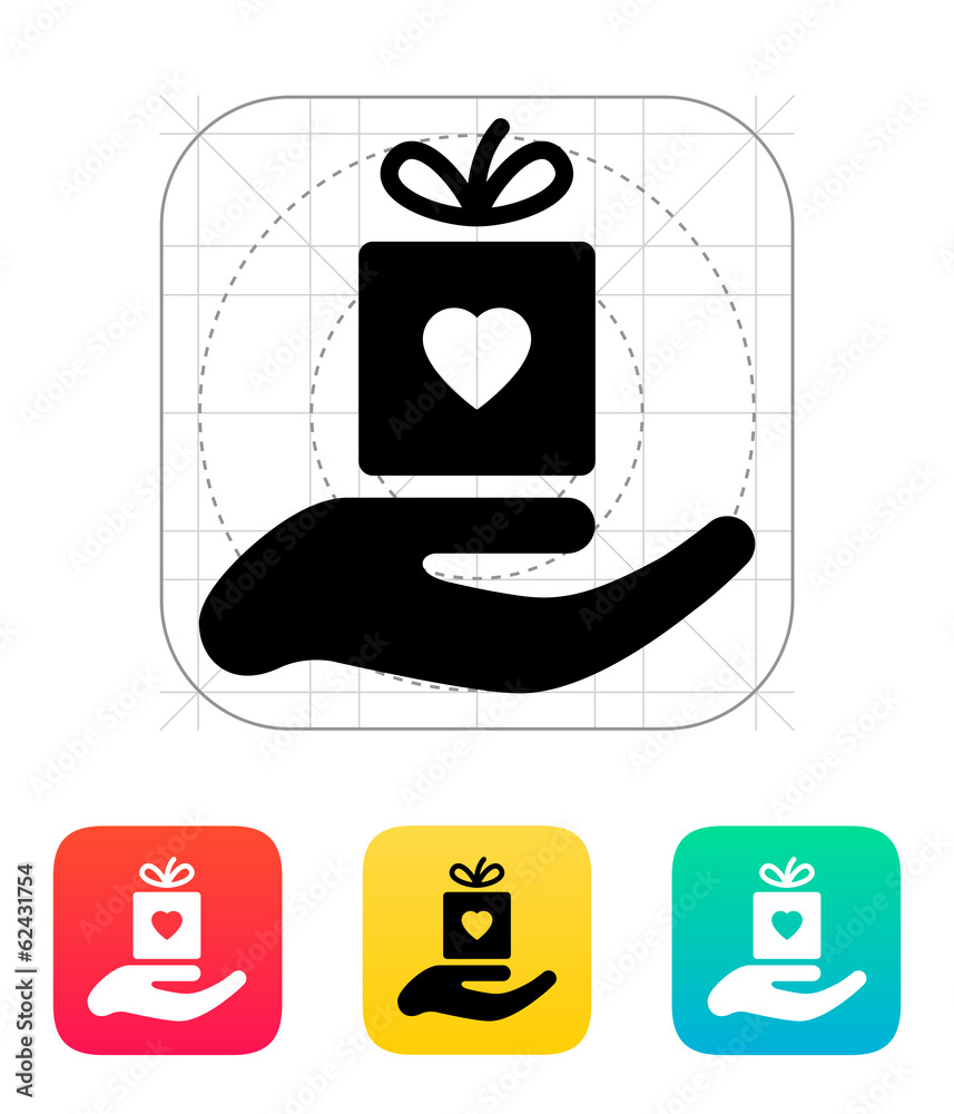 Present icon. Stock Vector | Adobe Stock