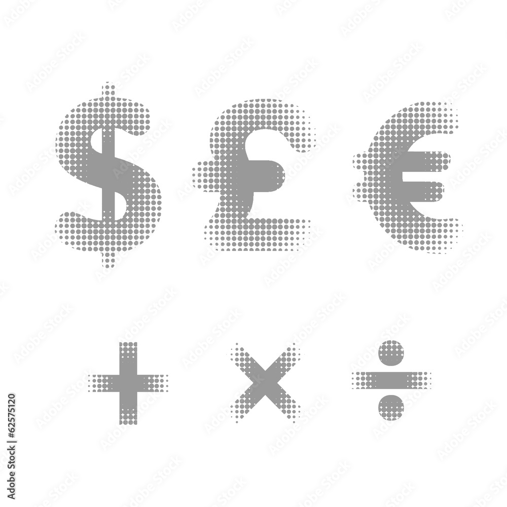 Vector raster spotted polka dot alphabet letters Stock Vector | Adobe Stock