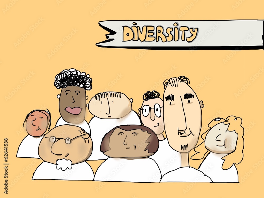 Diversity Stock Illustration | Adobe Stock