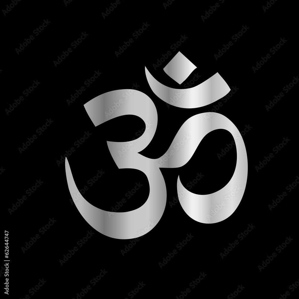Religious Symbol of Hinduism- Pranava Stock Vector | Adobe Stock