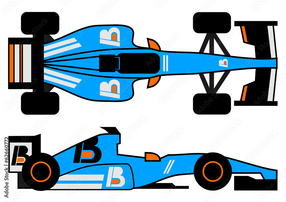 Racing car Stock Vector | Adobe Stock