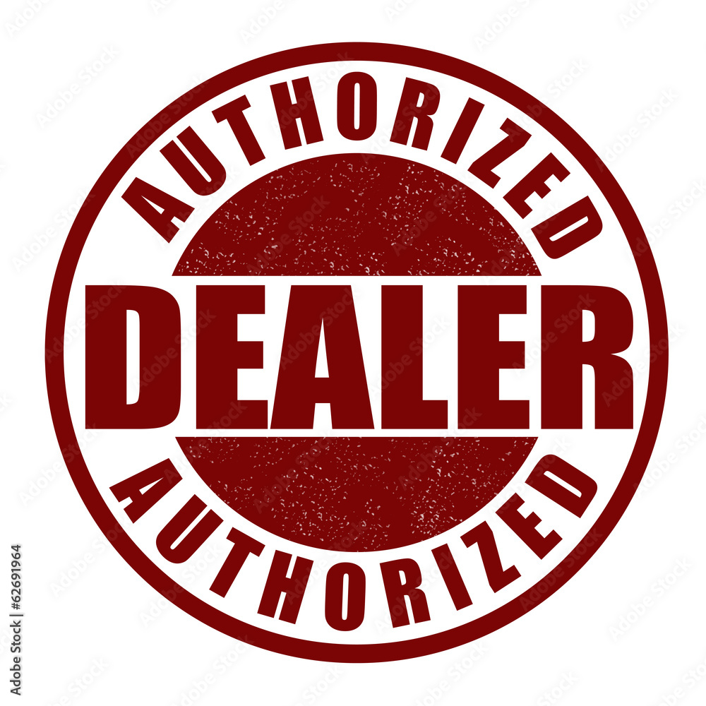 Authorized dealer stamp Stock Vector | Adobe Stock