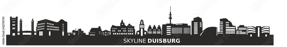 Poster Skyline Duisburg Wandbild Europosters poster-skyline-duisburg-wandbild-europosters