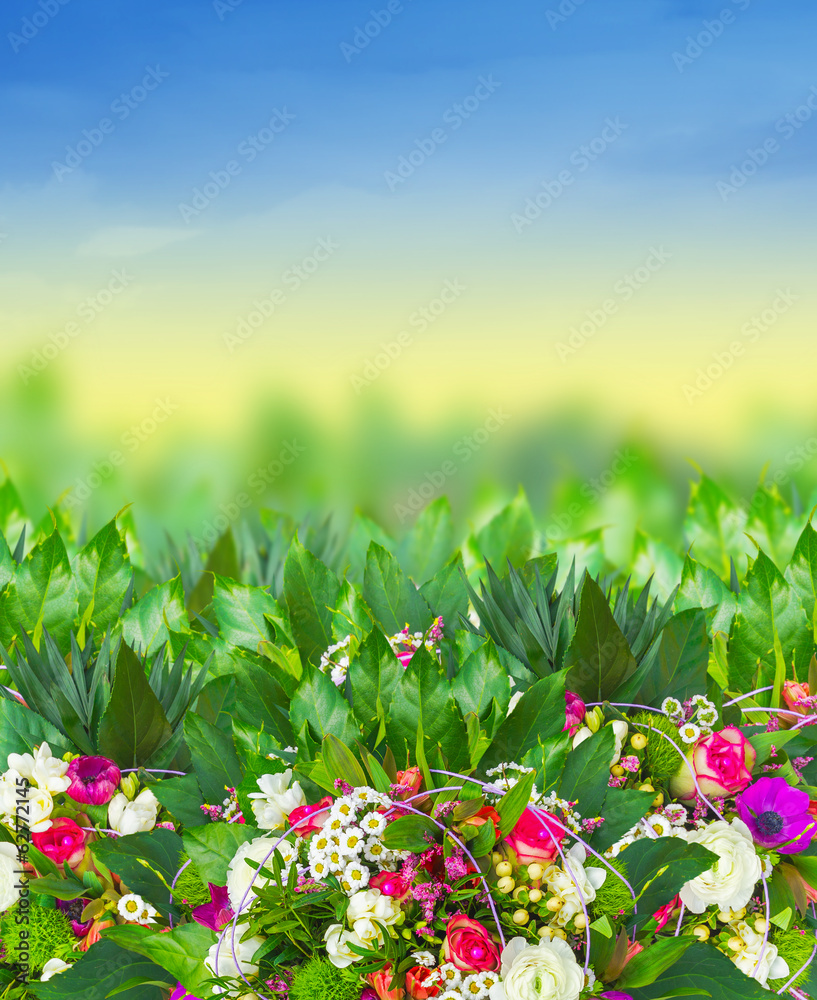 Bright Flowers Garden