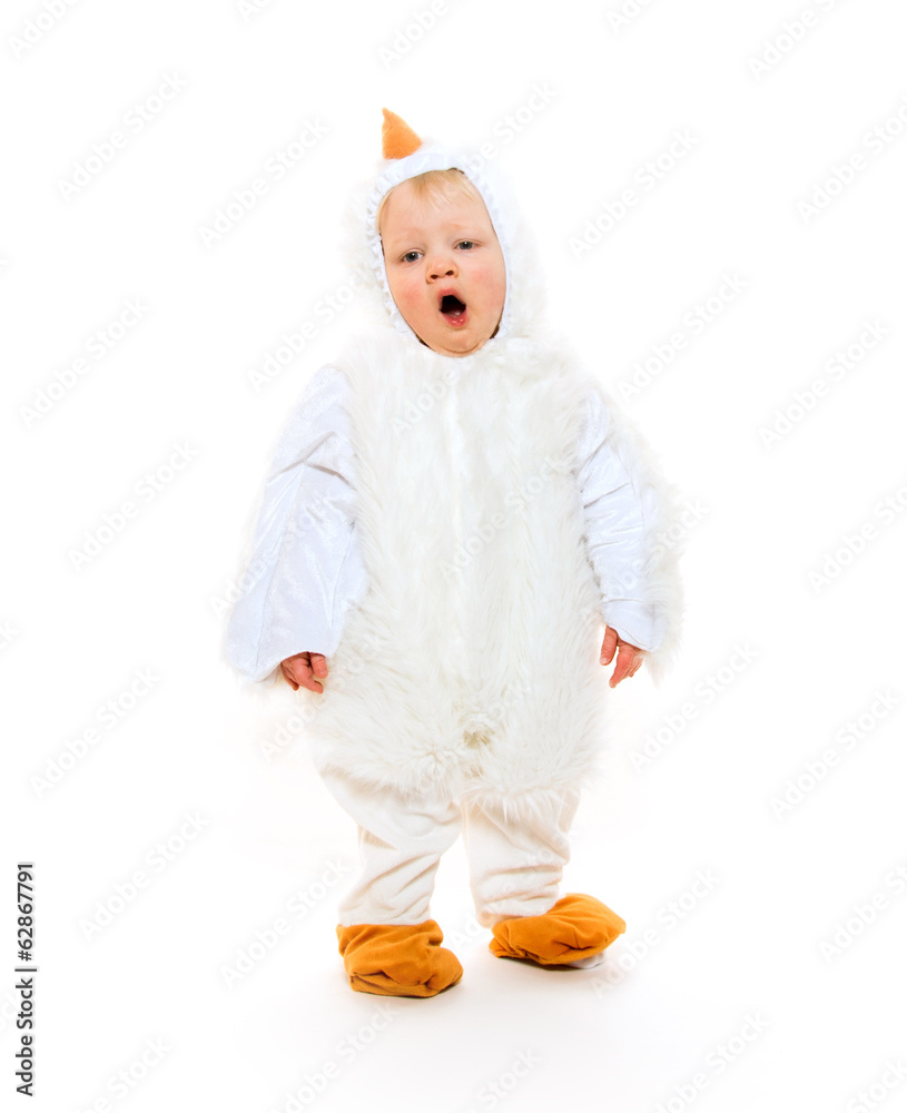 little boy in chicken suit Stock Photo | Adobe Stock