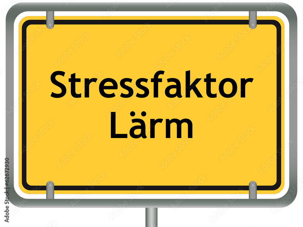 Stressfaktor Lärm Stock-Illustration | Adobe Stock