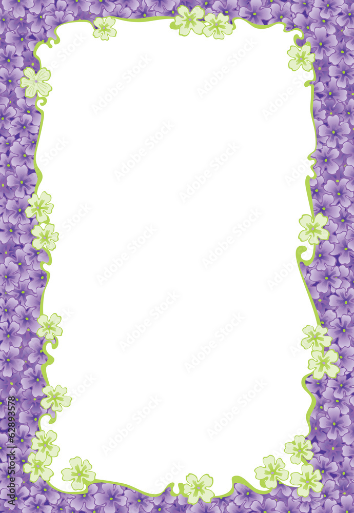 Spring Flower Page Border