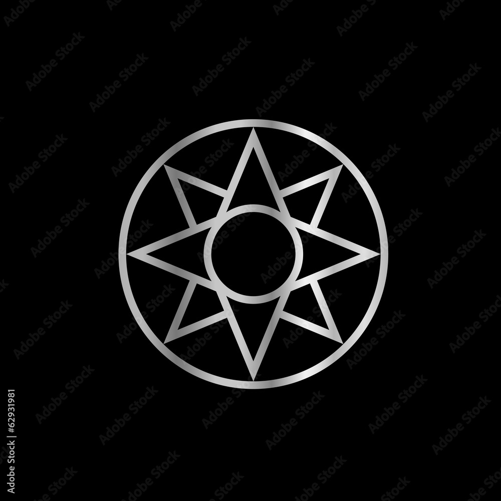 Ishtar star Mesopotamian religion Stock Vector | Adobe Stock