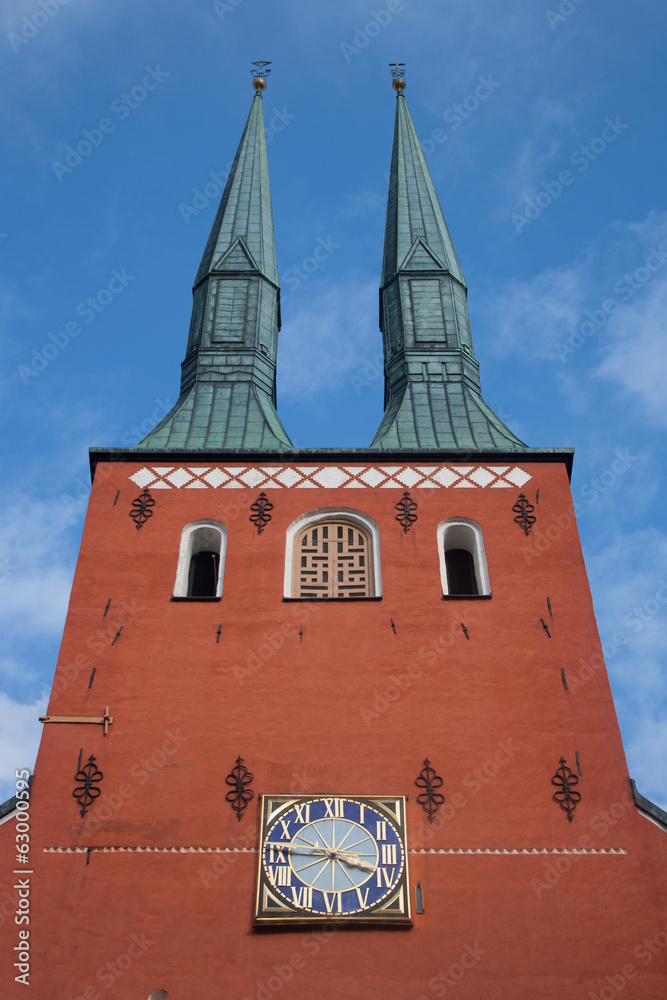 Catedral de Växjö Stock Photo | Adobe Stock