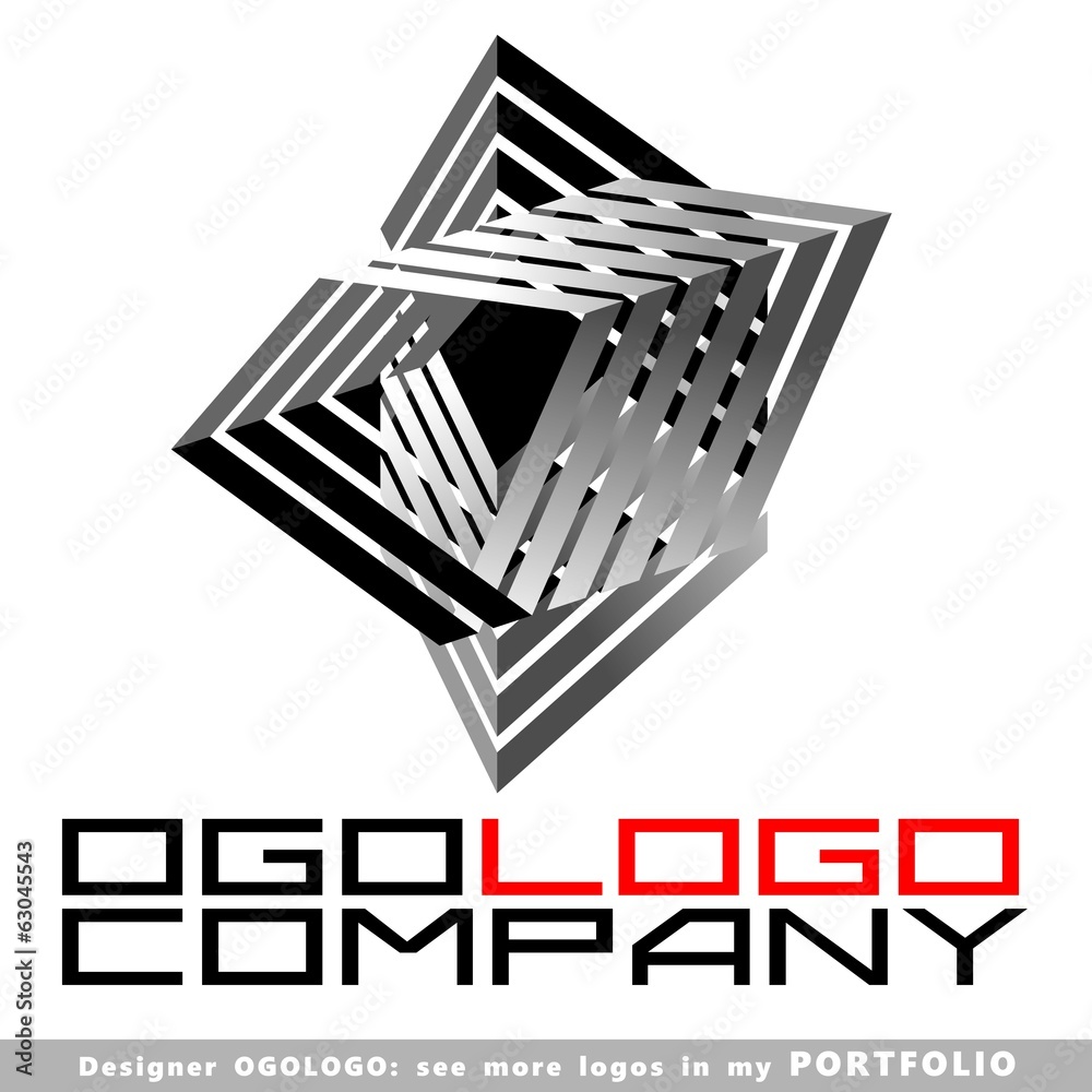 logo, illustrations, symbols, vector, striped, art, sign, wing Stock ...