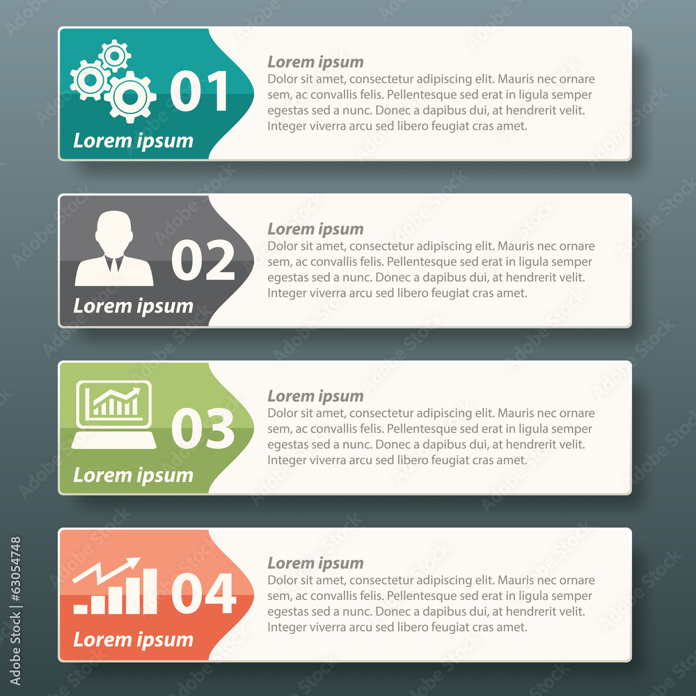 Infographic label template design for business advertise Stock Vector ...