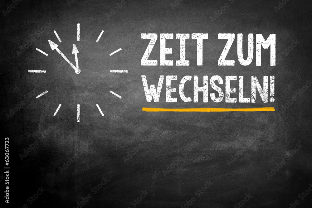 Zeit zum Wechseln Stock Illustration | Adobe Stock