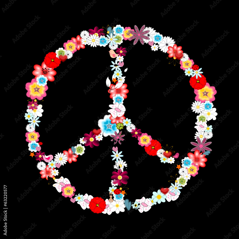 Símbolo de la Paz Stock Vector | Adobe Stock