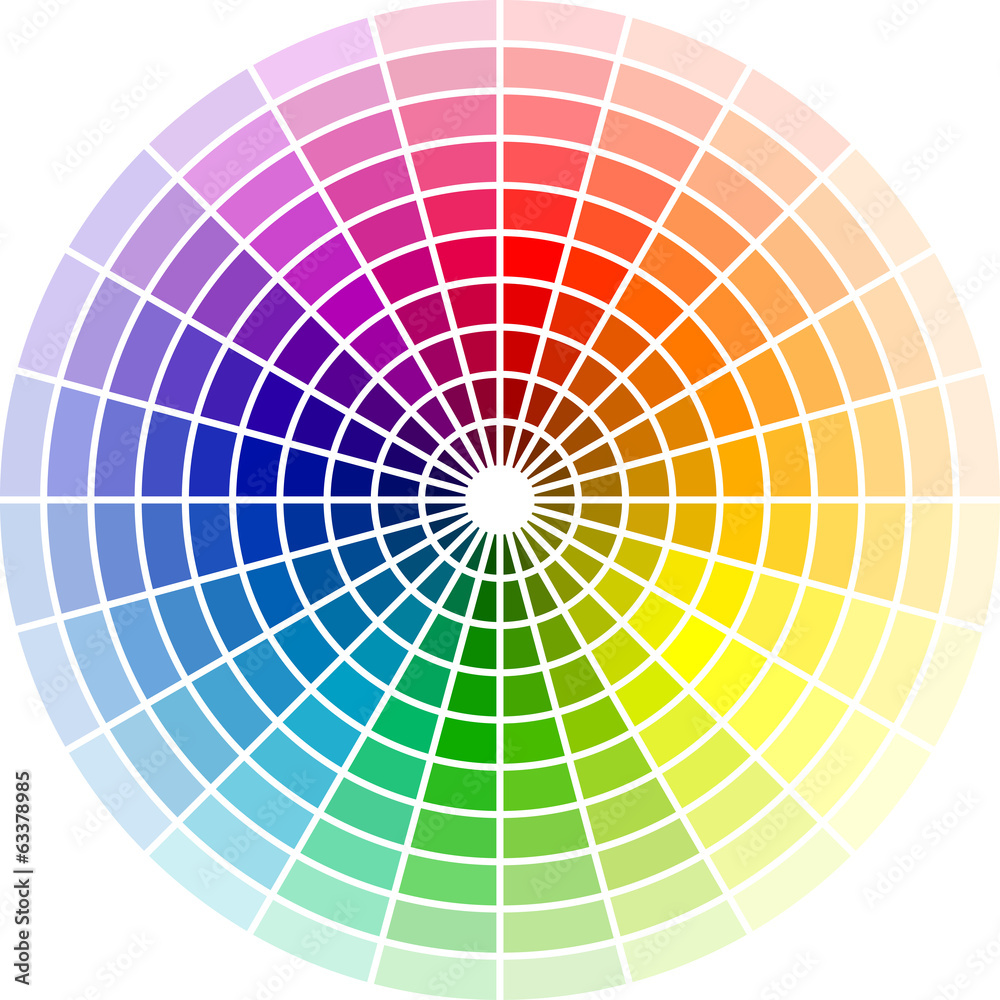 color_wheel_light Stock Vector | Adobe Stock
