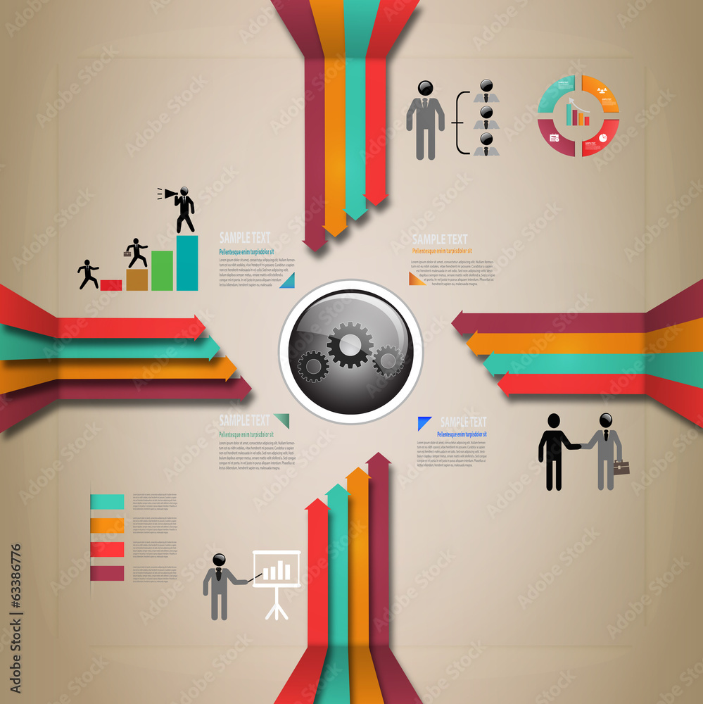 Infographic template Stock Vector | Adobe Stock