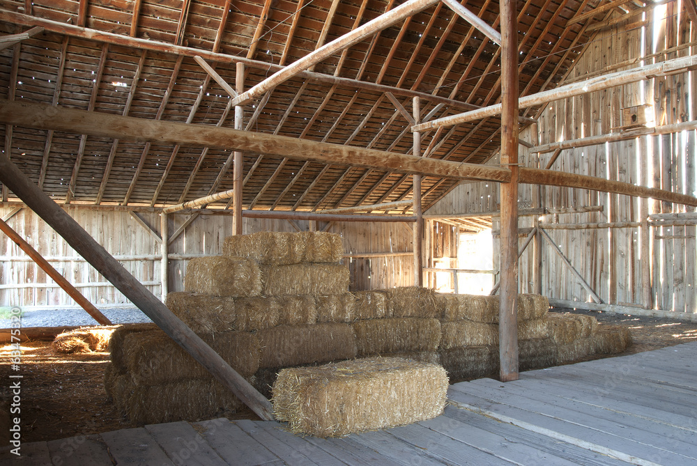 Hay Barn Stock Photo | Adobe Stock