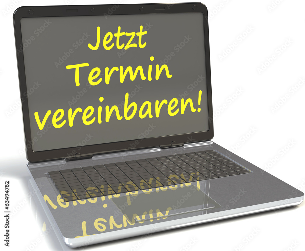 Jetzt Termin vereinbaren Stock-Illustration | Adobe Stock