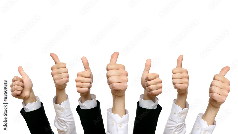 Daumen Hoch Stock Photo | Adobe Stock