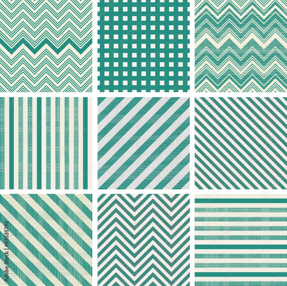 a set of green seamless patterns and textures Stock Vector | Adobe Stock