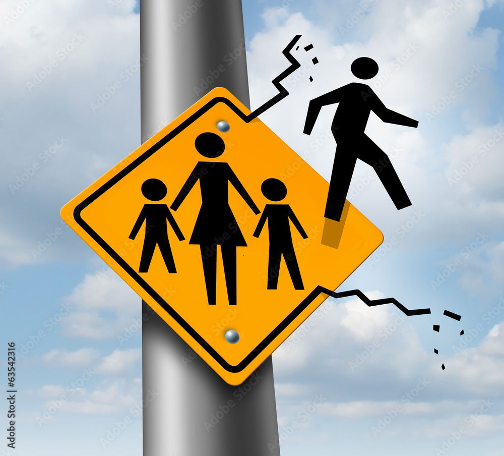 Absent Dad Stock Illustration | Adobe Stock