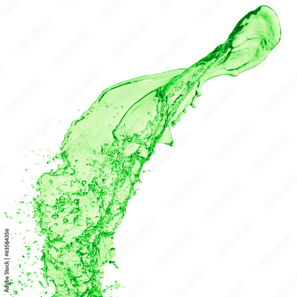 green liquid splash Stock Photo | Adobe Stock