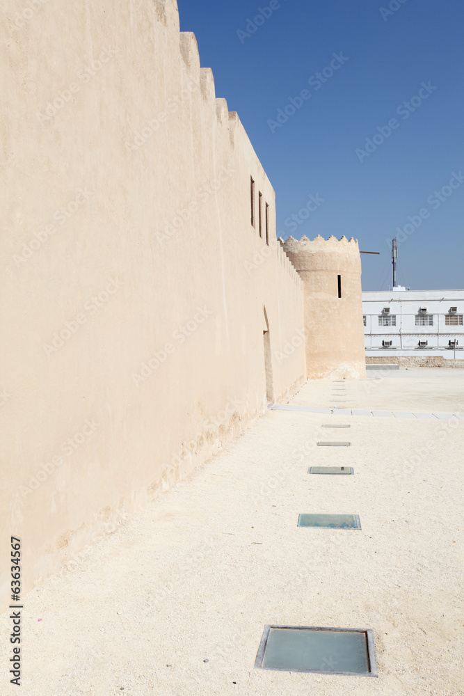 Foto de Historic Riffa fort in the Kingdom of Bahrain, Middle East do ...