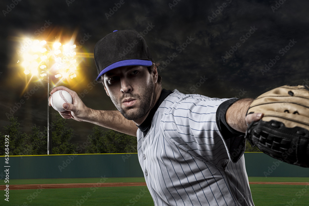 Baseball Player Stock Photo | Adobe Stock