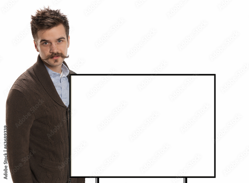 Sign Man Stock Photo | Adobe Stock