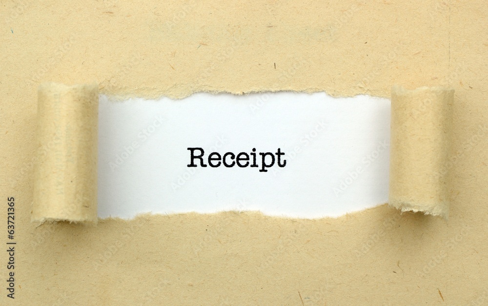 Receipt Stock Photo | Adobe Stock