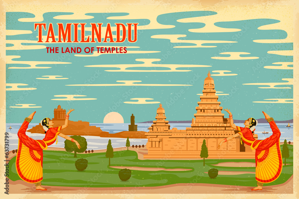 Culture of Tamilnadu Stock Vector | Adobe Stock