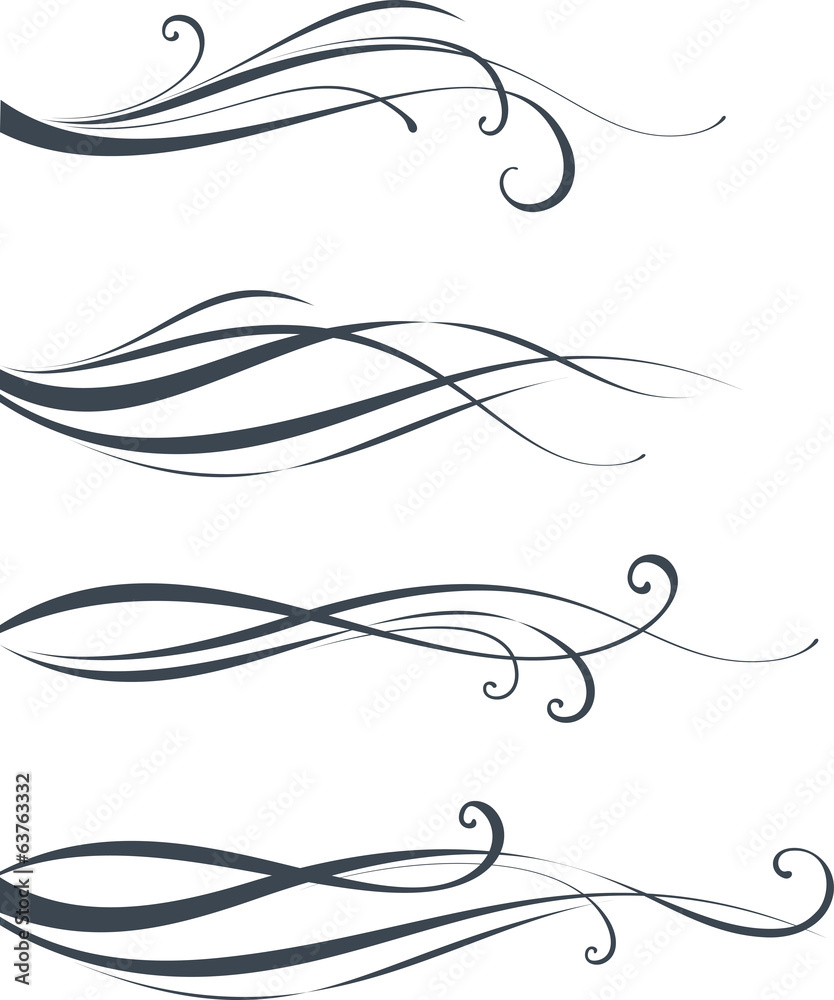 horizontal scroll design Stock Vector | Adobe Stock