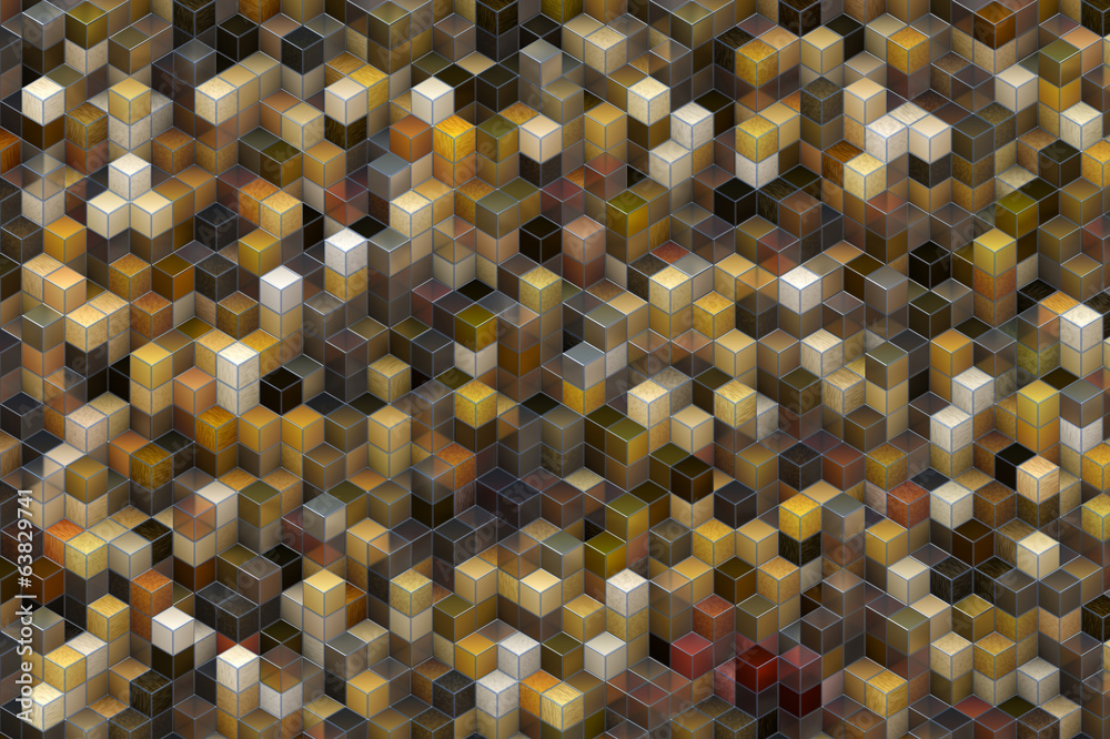 building structure from cubes. Abstract architecture backgrounds Stock ...