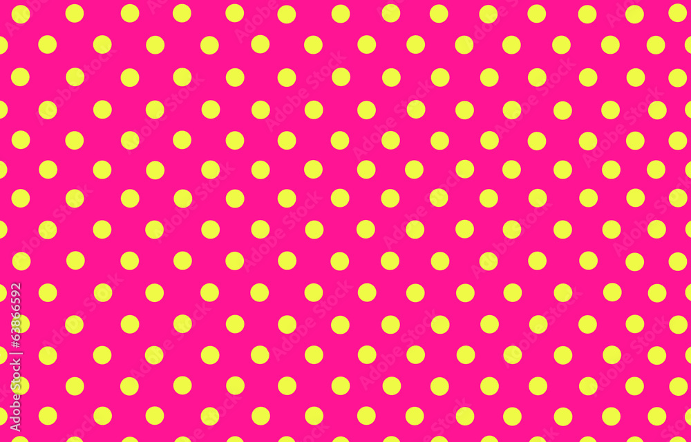 Yellow Polka Dots Wallpaper
