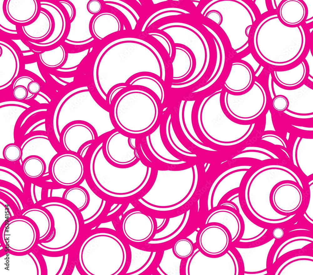 Pink circles background Stock Illustration | Adobe Stock
