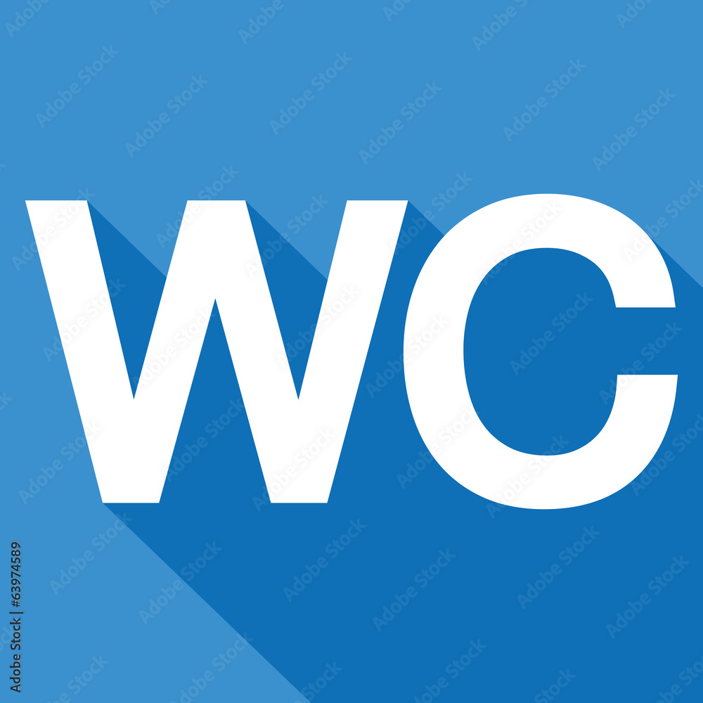Logo toilettes. WC. vector de Stock | Adobe Stock