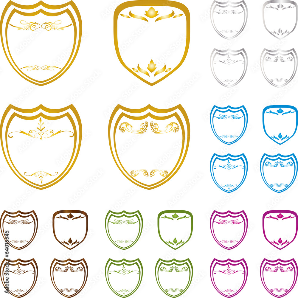 Wappen, Schild, Logo Stock Vector | Adobe Stock