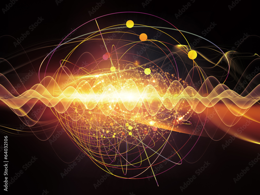 Quantum Wave Stock Illustration | Adobe Stock