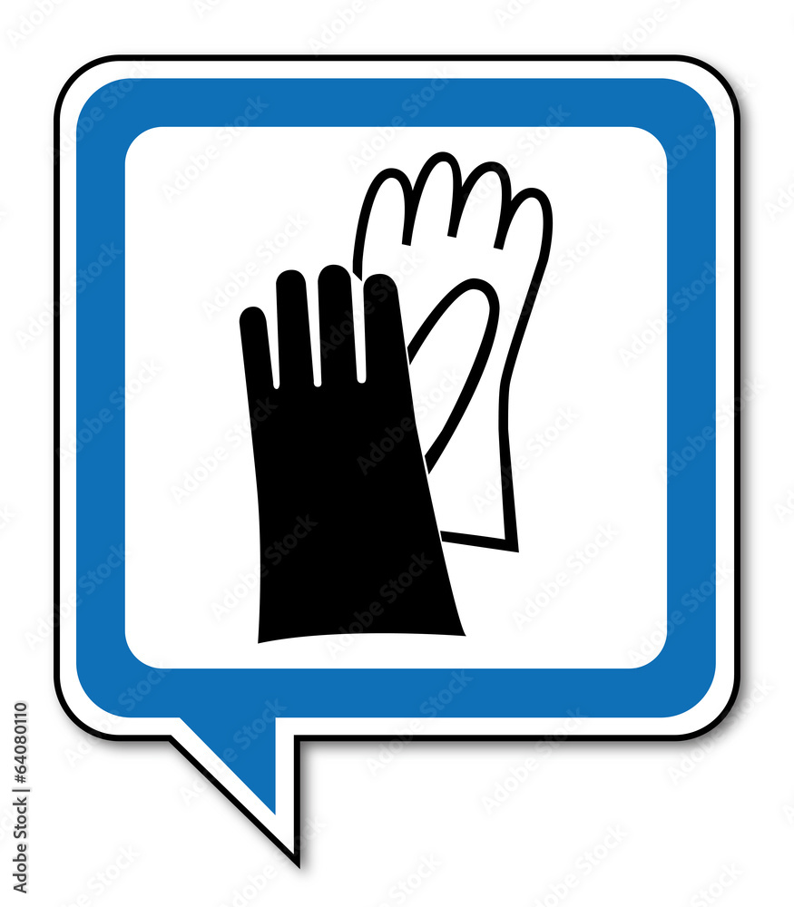 Logo port des gants obligatoire. Stock Vector | Adobe Stock Logo port des gants obligatoire. Stock Vector | Adobe Stock