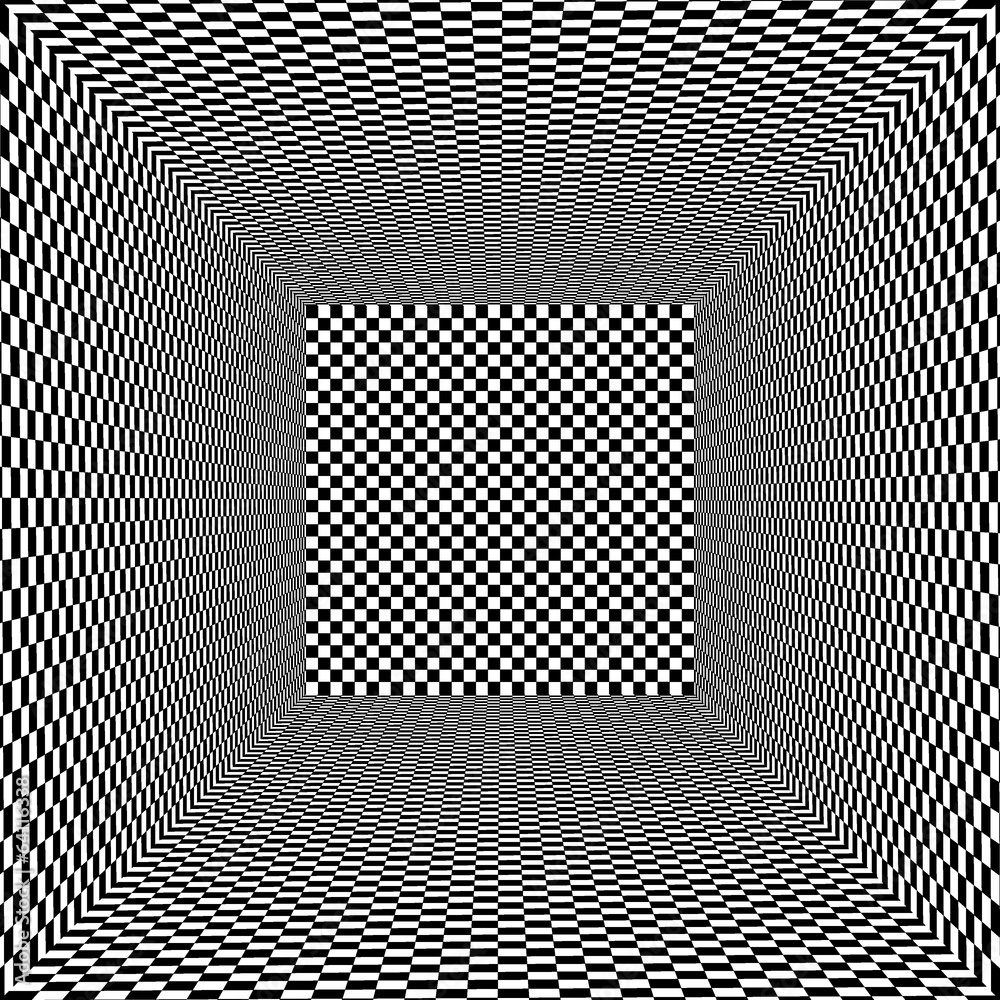 Black and white empty interior vector background Stock Vector | Adobe Stock