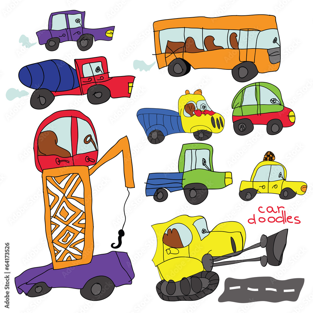 How To Draw A Funny Car