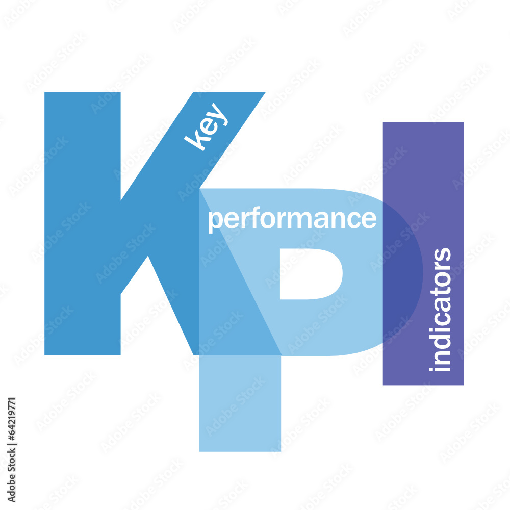 "KPI" Letter Collage (metrics data key performance indicator) Stock ...