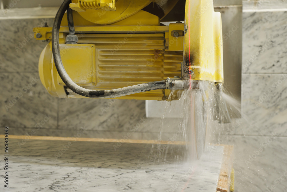 marble cutting Stock Photo | Adobe Stock