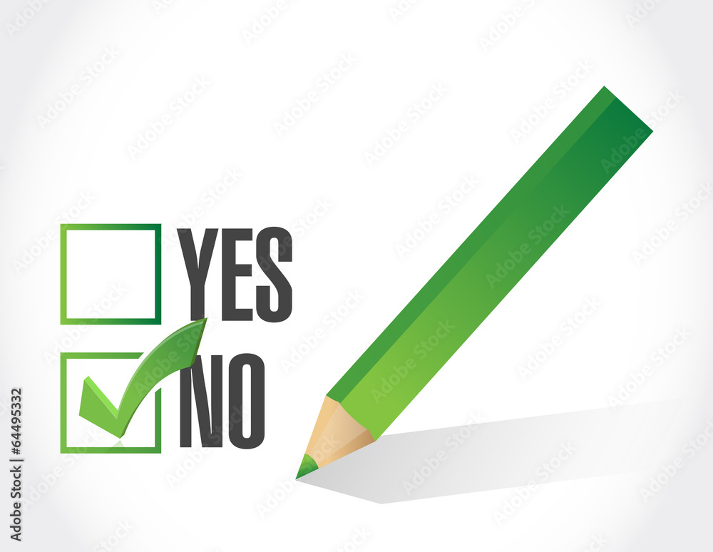 no selection on a check list illustration design Stock Illustration ...